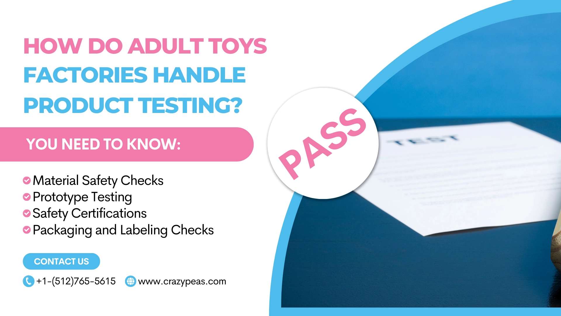 How do adult toys factories handle product testing?